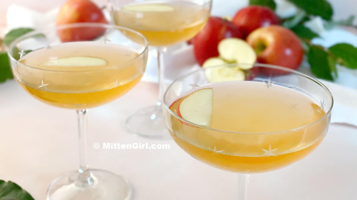 Apple Orchard Cocktail - Mitten Girl - Simple and Delicious Drink Recipes