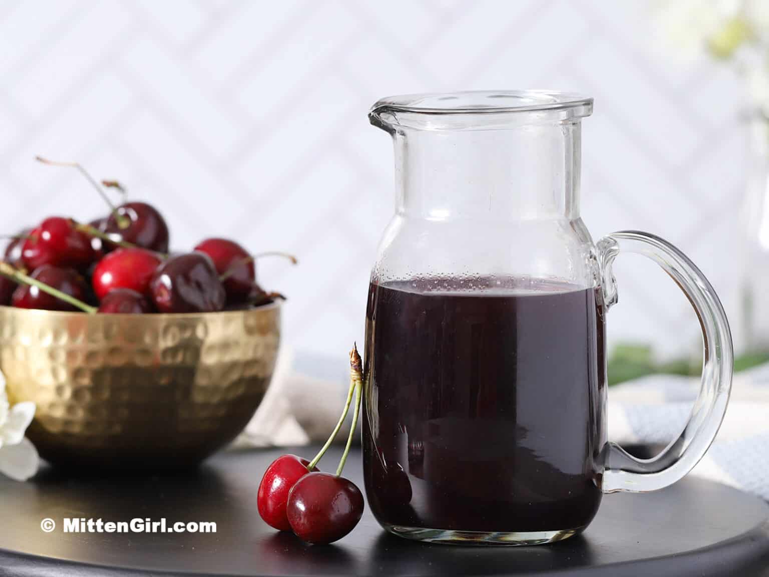 Easy Cherry Lime Sparkling Mocktail - Homemade Happy Hour