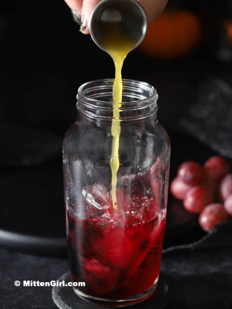 Black Cat Halloween Mocktail (Non Alcoholic) - Homemade Happy Hour
