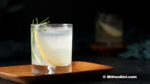 Simple Pear Gin Cocktail with Rosemary - Homemade Happy Hour