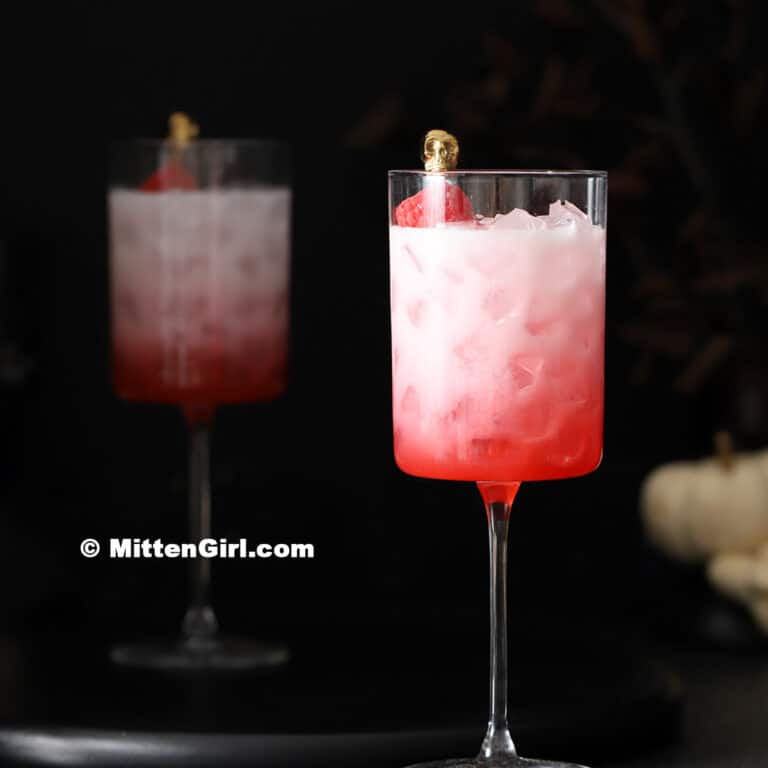 Bloody Ghost Halloween Vodka Cocktail - Homemade Happy Hour