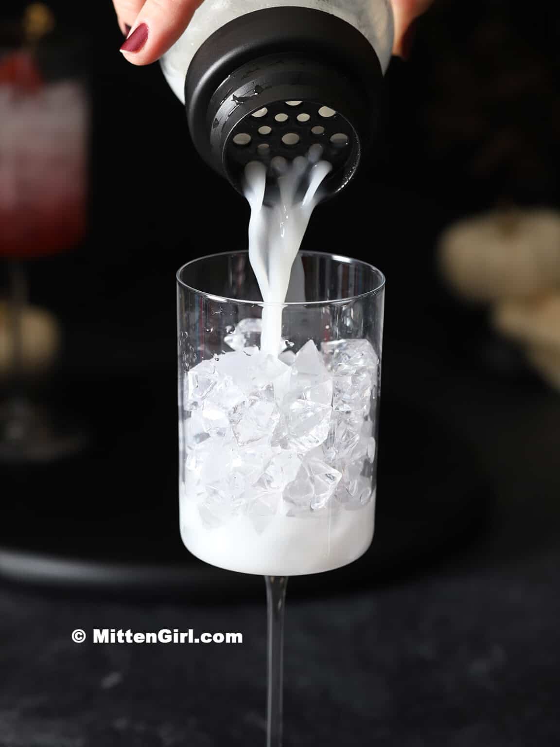Bloody Ghost Halloween Vodka Cocktail - Homemade Happy Hour