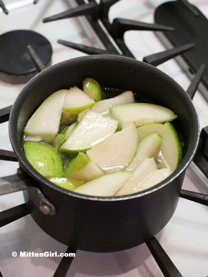 How to Make Pear Simple Syrup - Homemade Happy Hour