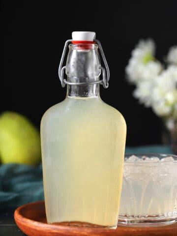 How to Make Pear Simple Syrup - Homemade Happy Hour