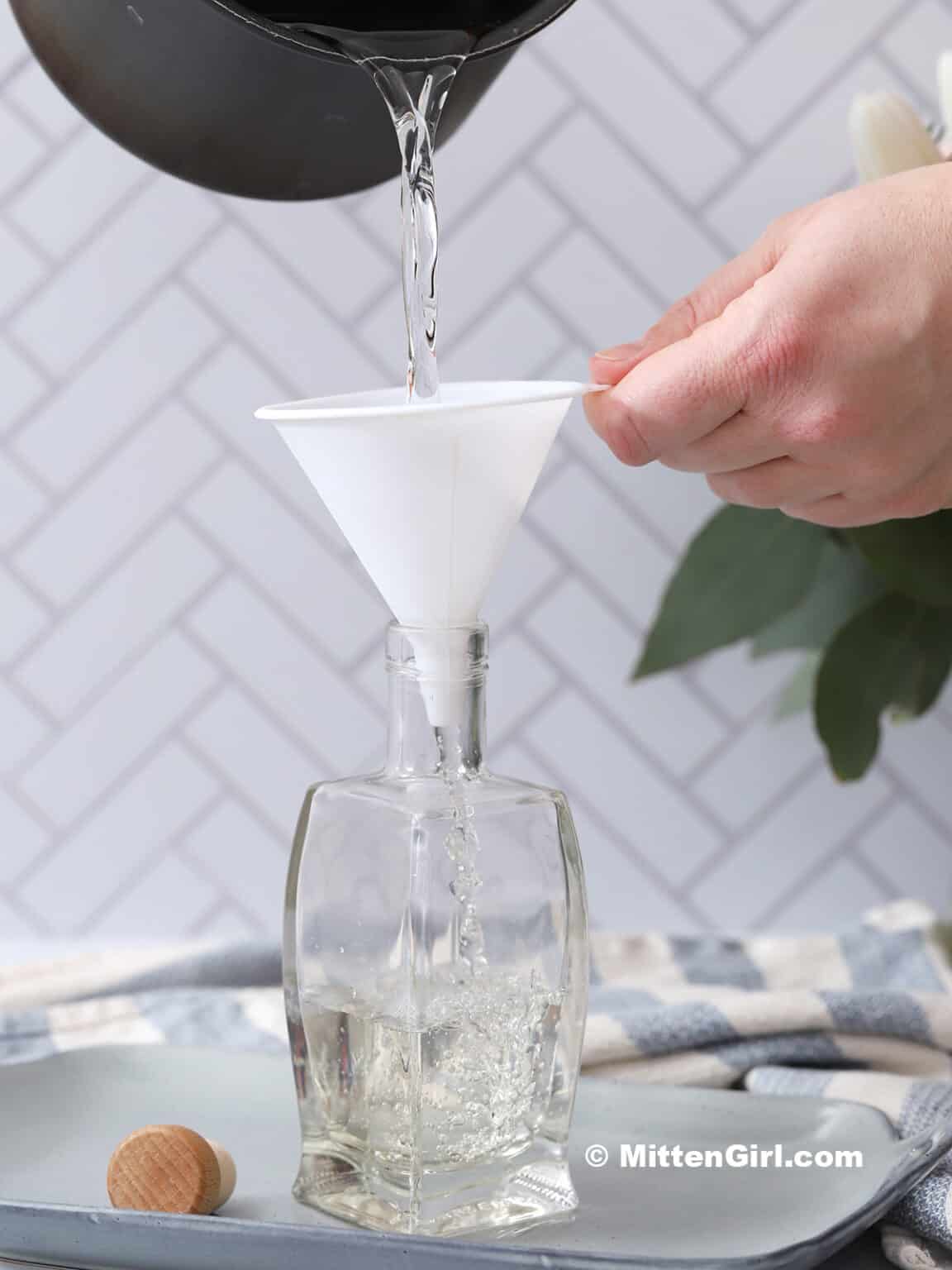 How to Make Fresh Mint Simple Syrup - Homemade Happy Hour
