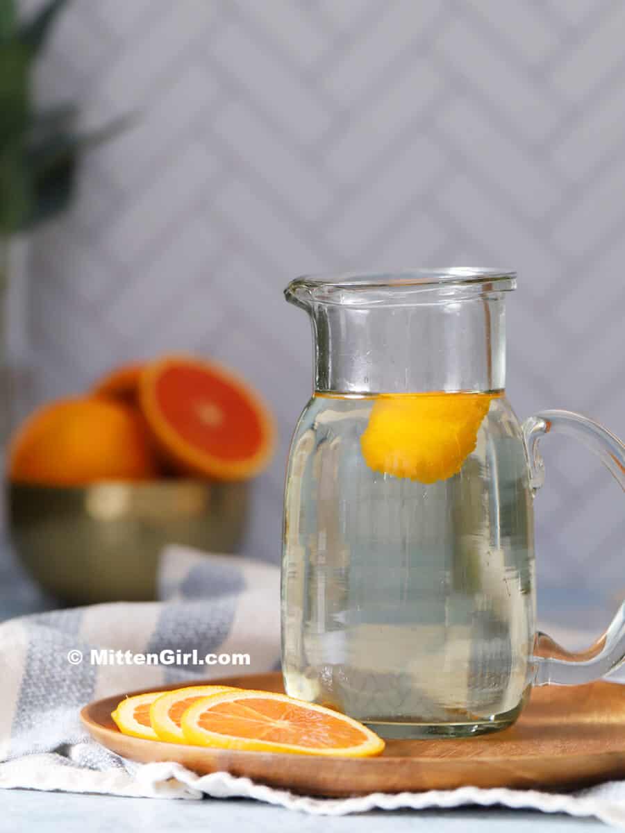 Orange Simple Syrup Recipe for Drinks (Cointreau Substitute) - Homemade ...