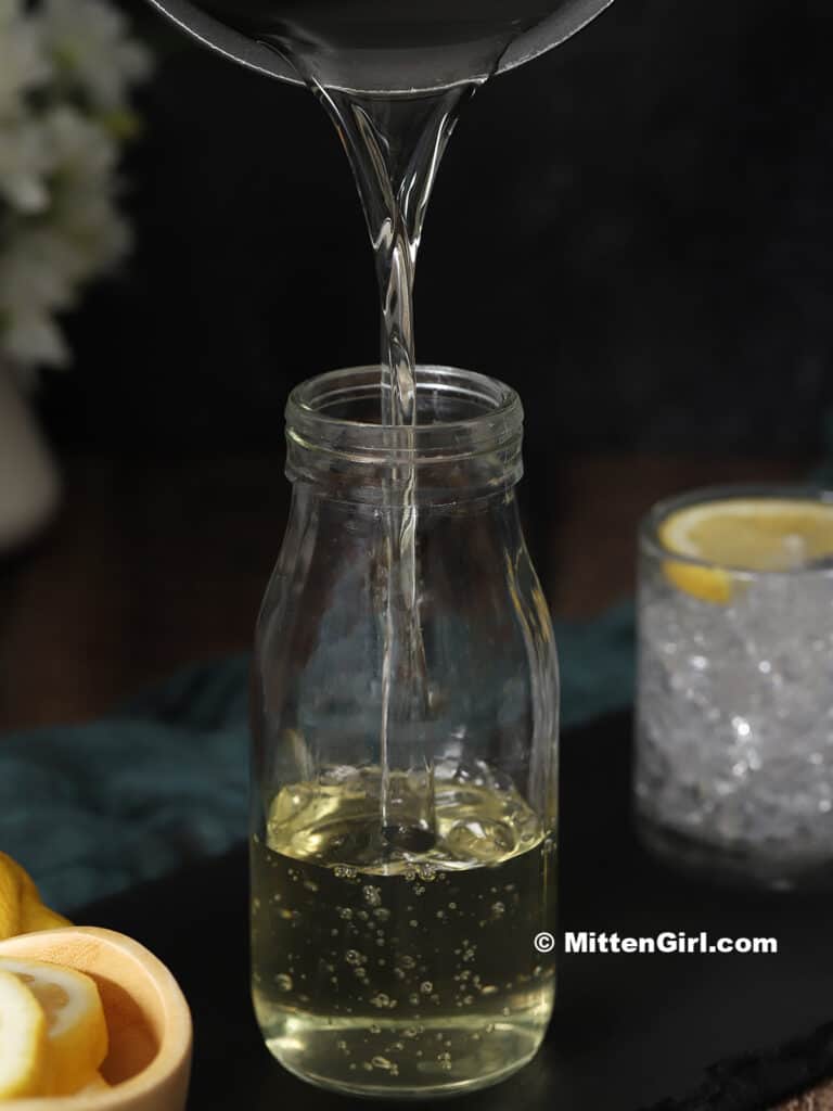 Homemade Lemon Simple Syrup Recipe - Homemade Happy Hour