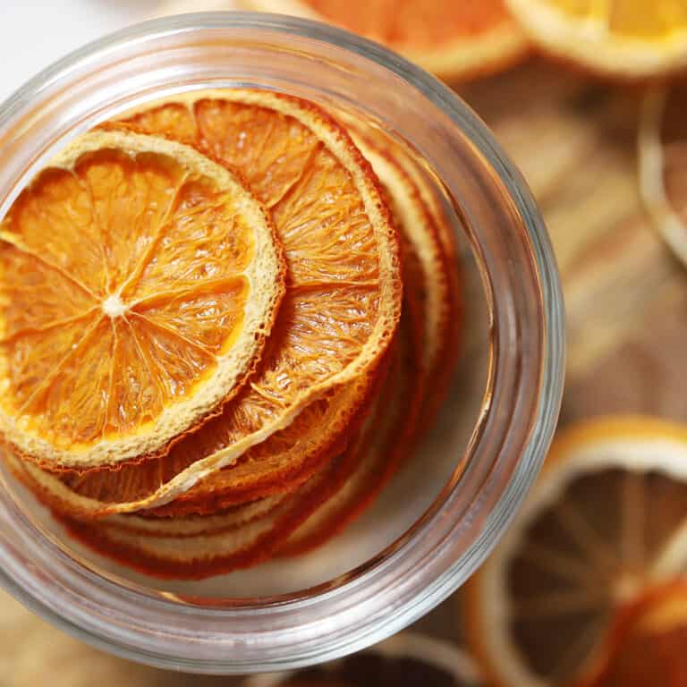 How to Make Dehydrated Orange Slices in the Oven - Homemade Happy Hour