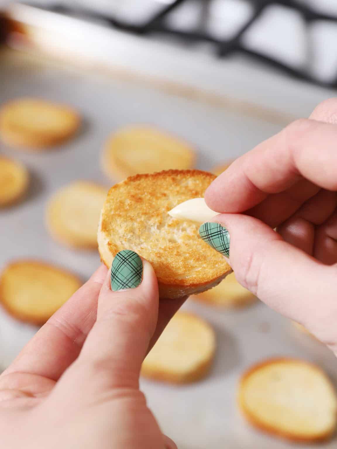 Easy Caprese Crostini Appetizer - Homemade Happy Hour