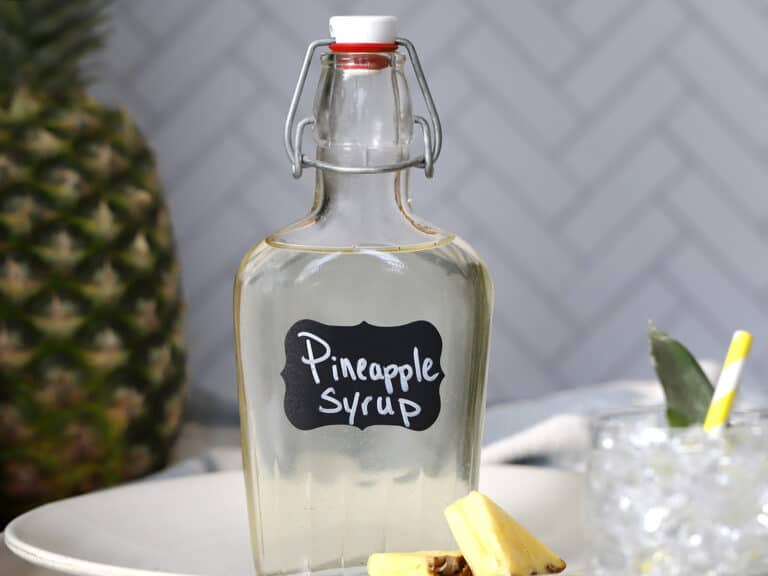 Fresh Pineapple Syrup Recipe - Homemade Happy Hour