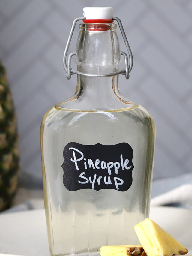 Fresh Pineapple Syrup Recipe - Homemade Happy Hour