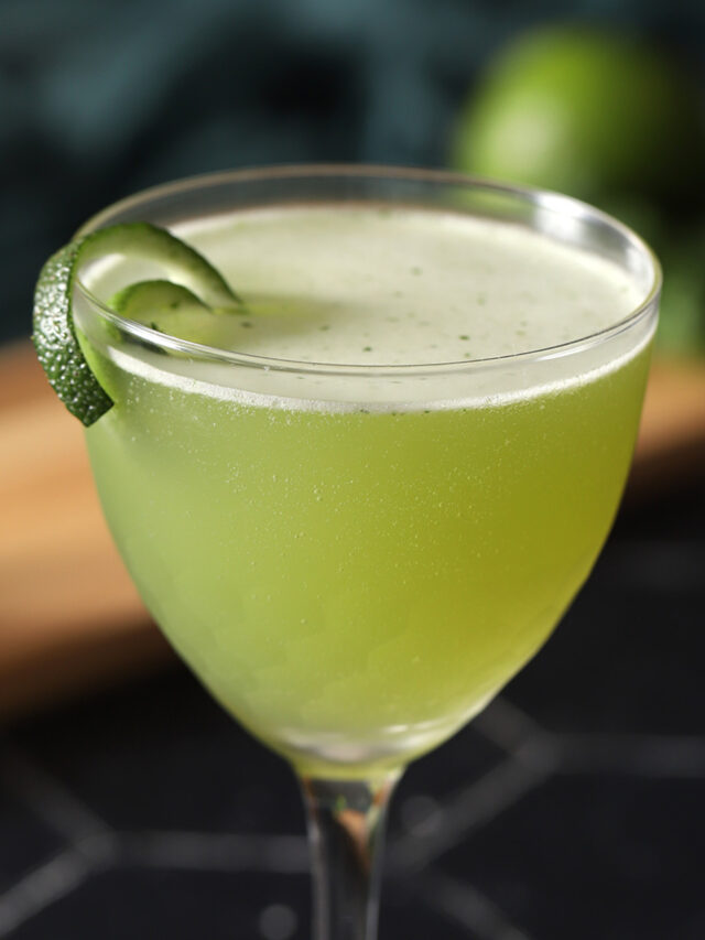 Basil Gimlet Gin Cocktail - Homemade Happy Hour