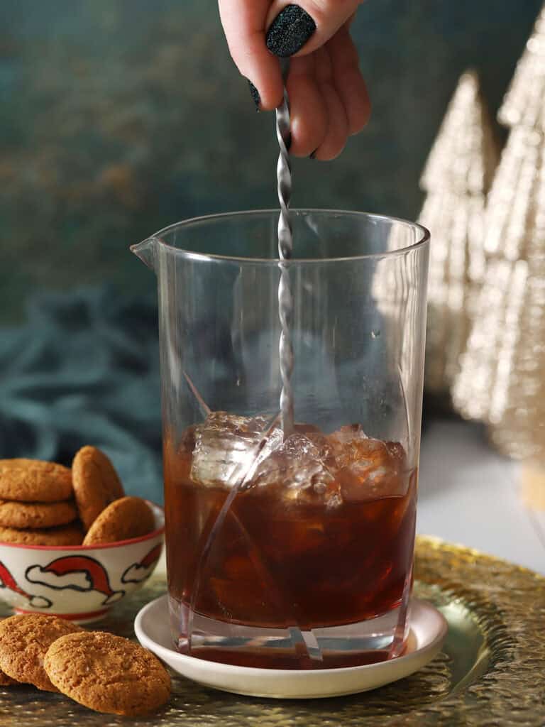 Gingerbread Old Fashioned Cocktail - Homemade Happy Hour