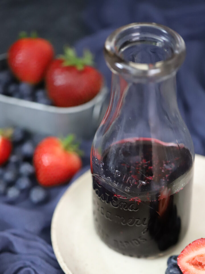 Mixed Berry Syrup Recipe for Drinks - Homemade Happy Hour