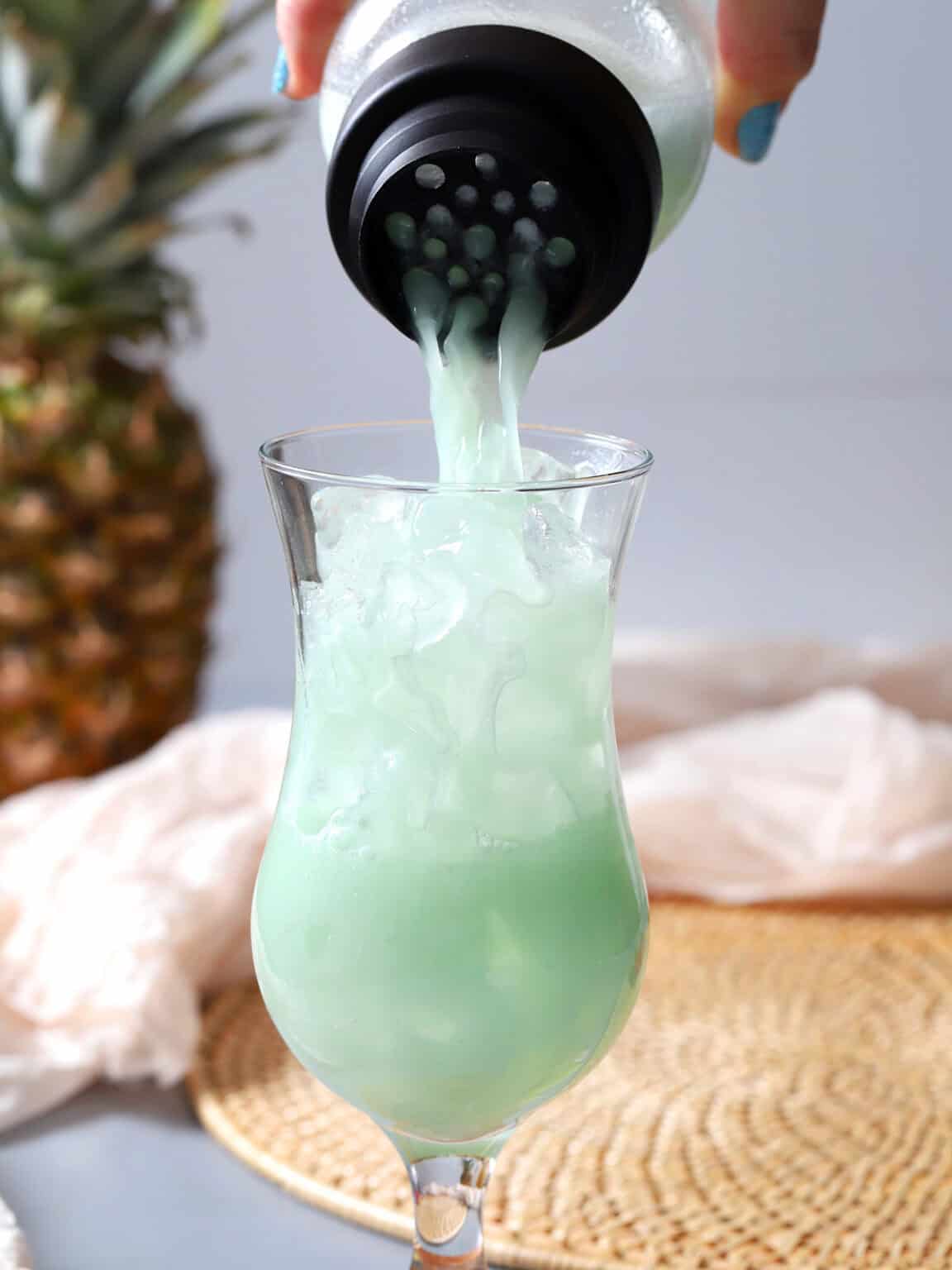 Blue Hawaiian Cocktail - Homemade Happy Hour