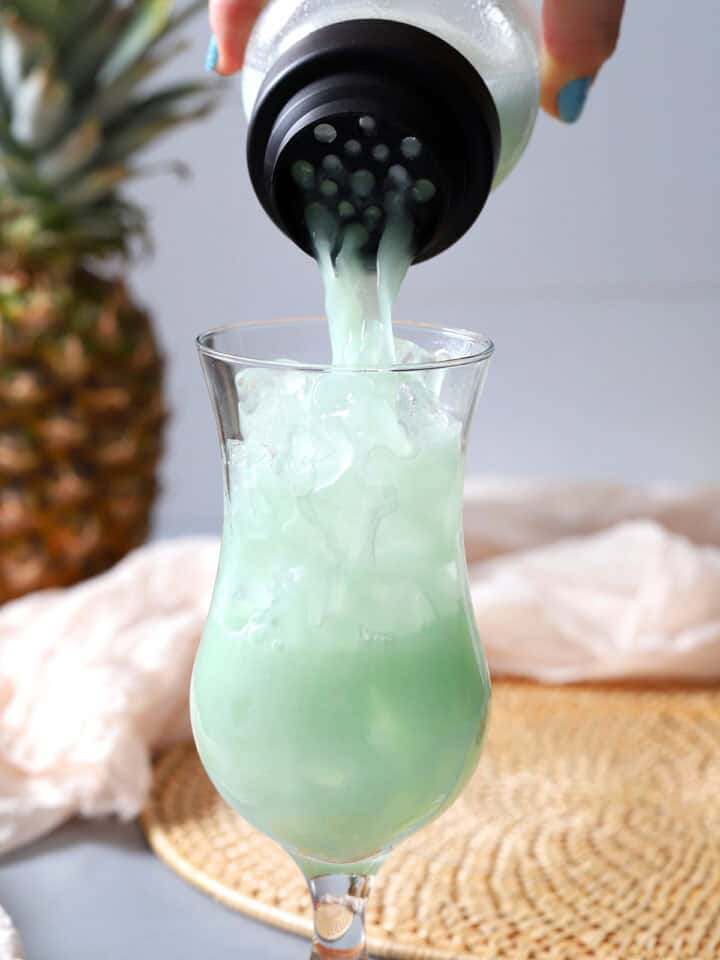 Blue Hawaiian Cocktail - Homemade Happy Hour
