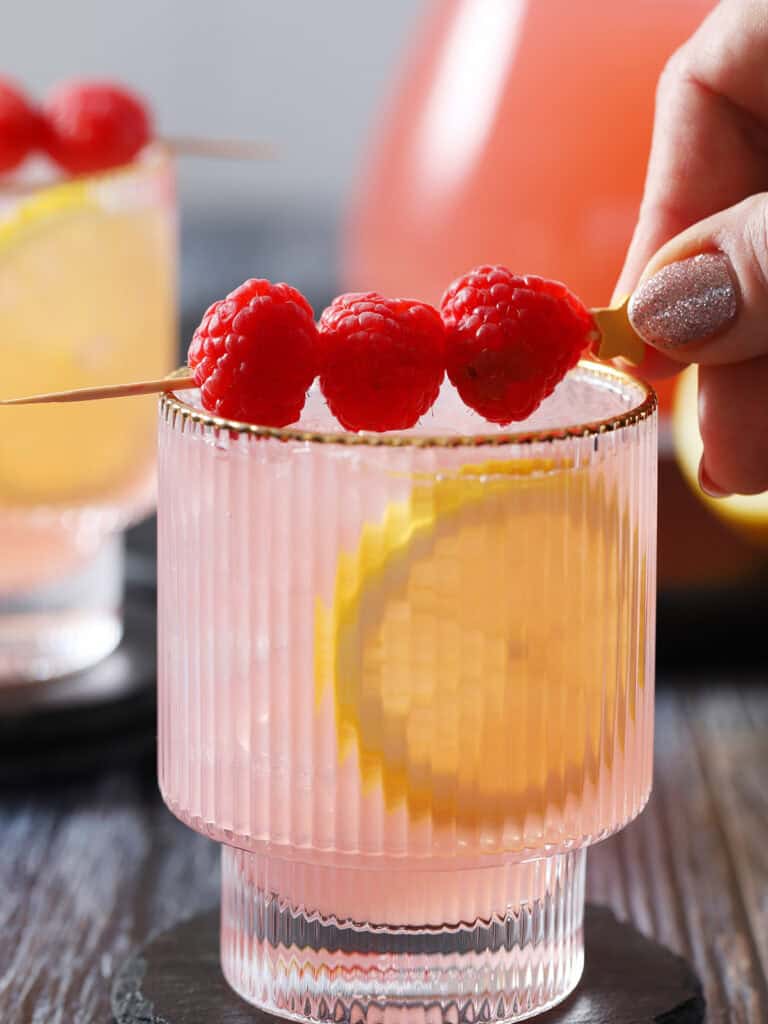 Homemade Raspberry Lemonade Recipe - Homemade Happy Hour