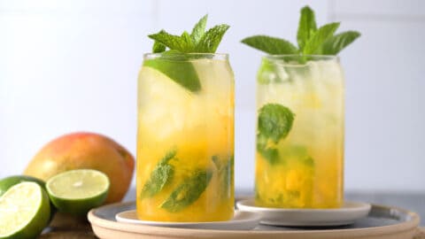 Easy Fresh Mango Mojito Recipe - Homemade Happy Hour