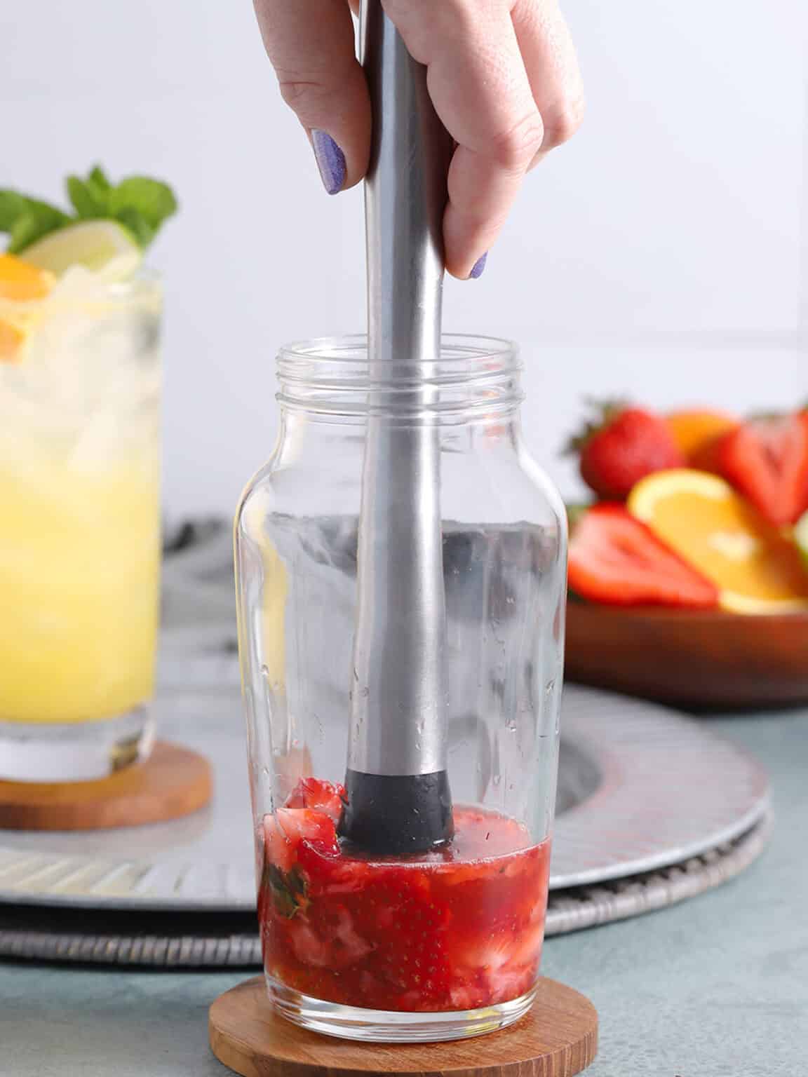 Tequila Smash Cocktail - Homemade Happy Hour