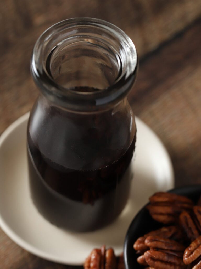 Butter Pecan Syrup for Coffee and Drinks - Homemade Happy Hour