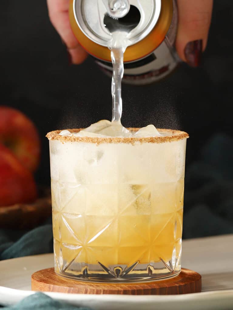 Apple Cider Mocktail with Ginger Beer - Homemade Happy Hour