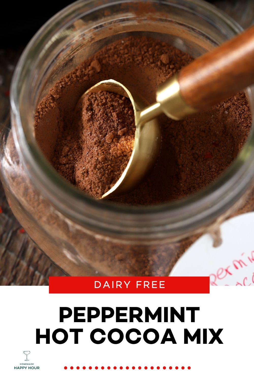 Peppermint Hot Cocoa Mix (Just Add Milk) - Homemade Happy Hour